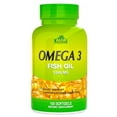 Alfa Vitamins Natural Omega-3 Fish Oil Softgels, 1000 Mg, 100 Ct ...