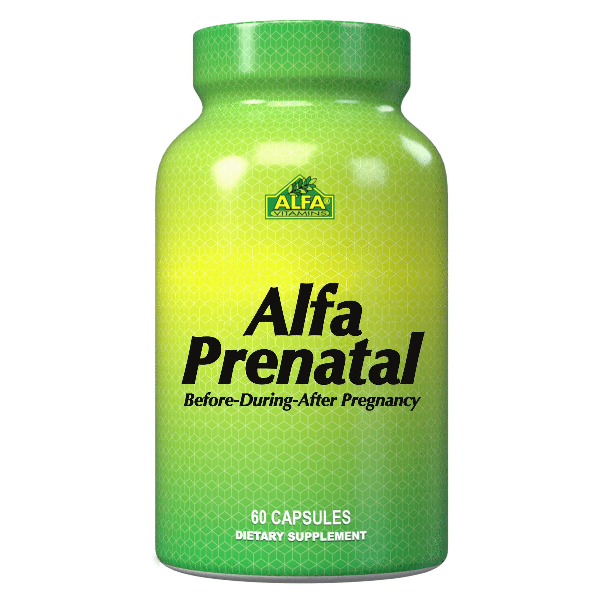 Alfa-Prenatal Tablets - Pregnancy Vitamins and Minerals - Contains high ...