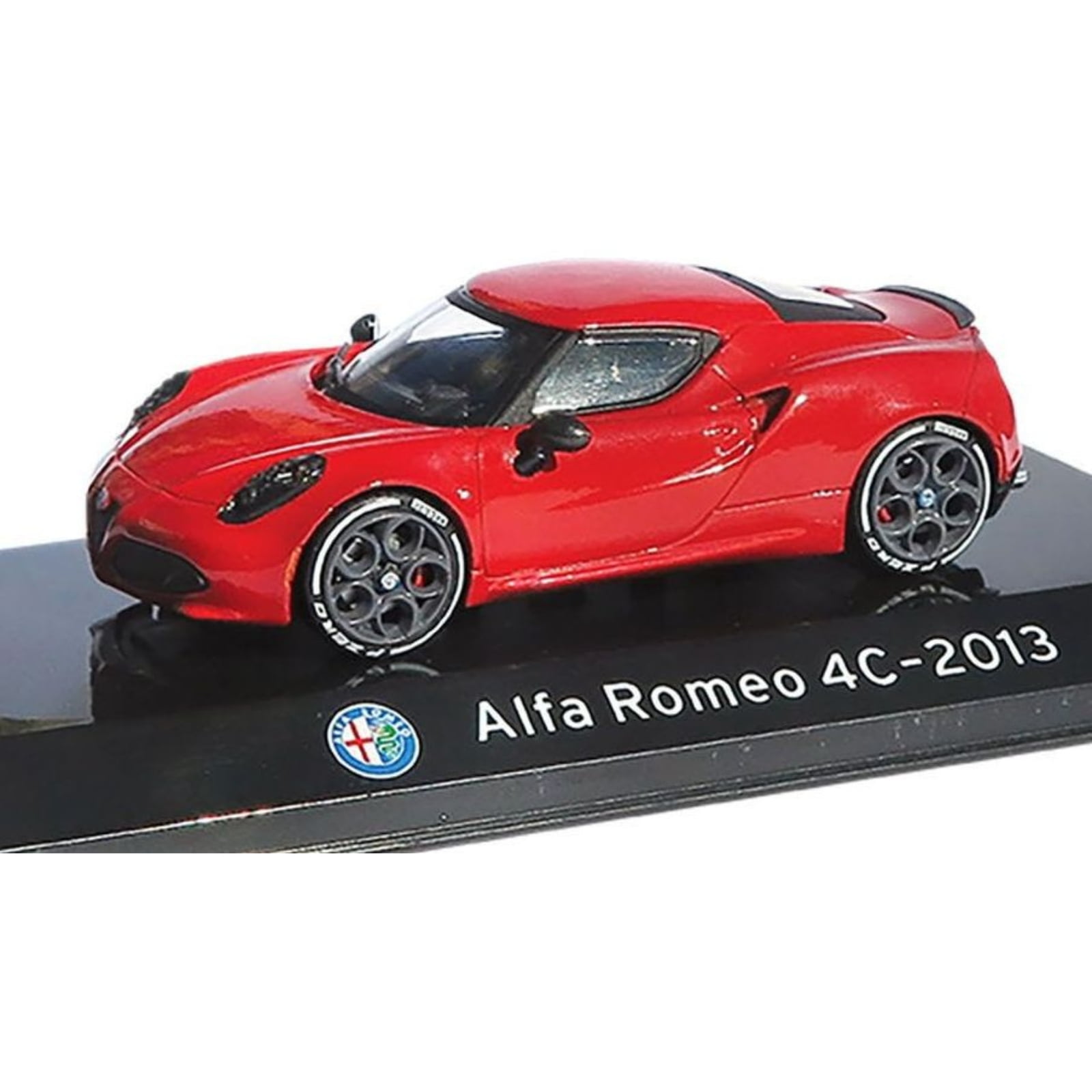 Alfa Romeo 4C (2013) 1:43 scale diecast model car in Red by Ex Mag ...