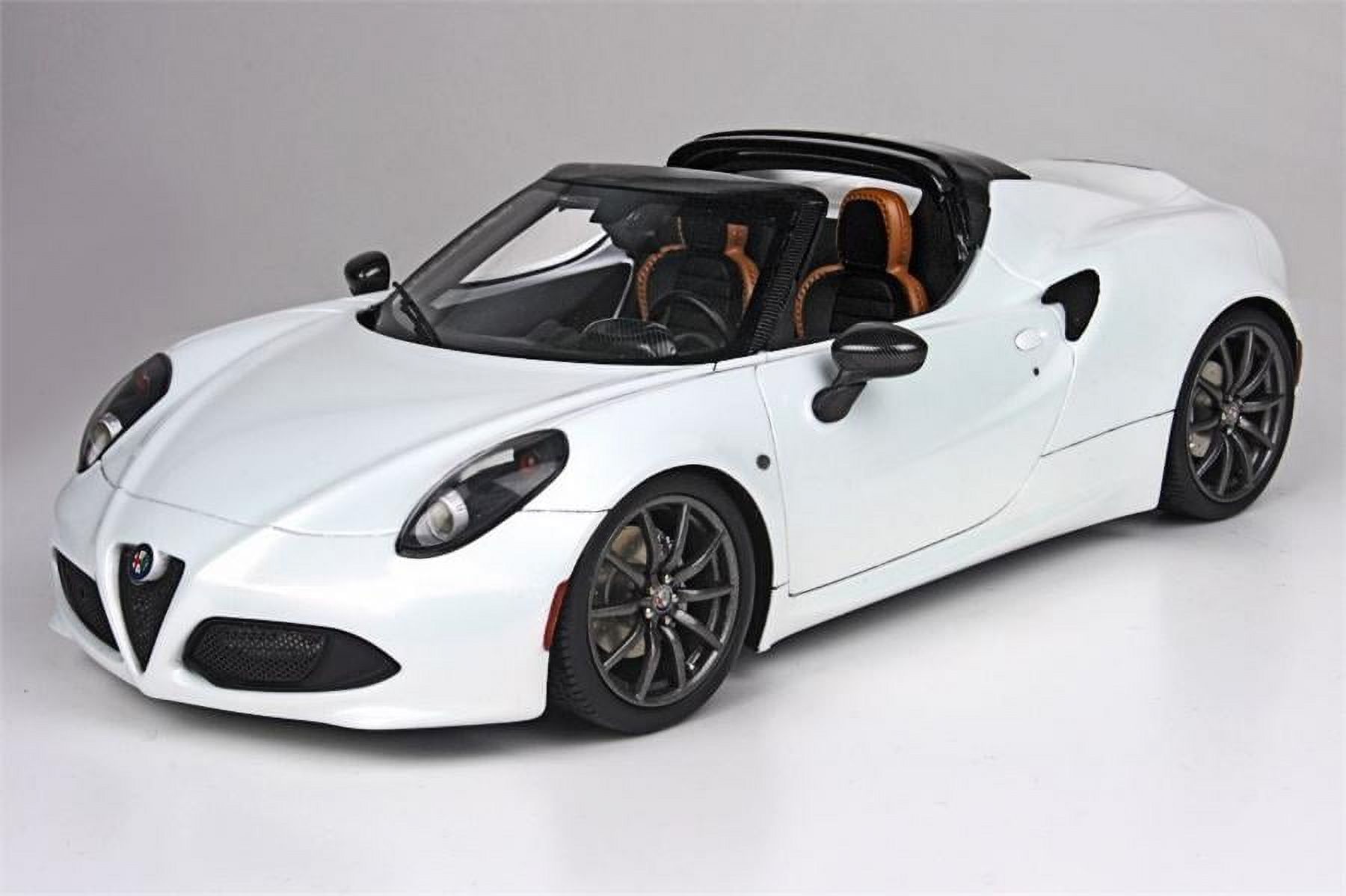 Alfa Romeo 4C White Scale Model Car in 1:18 Scale by BBR - Walmart.com