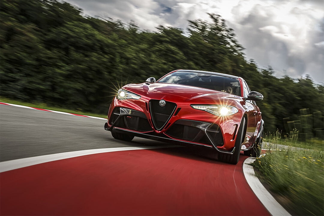 Alfa Romeo Giulia GTAm Red Car Wall Indoor - 20x30 Inch Glossy ...
