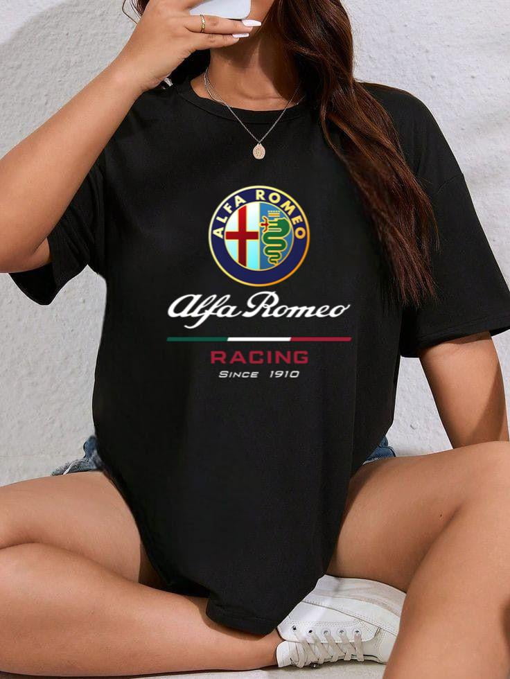 Alfa Romeo Italian Racing Sport Car, Legendary Auto Brand T-Shirt Unisex, up to size 5XL ...