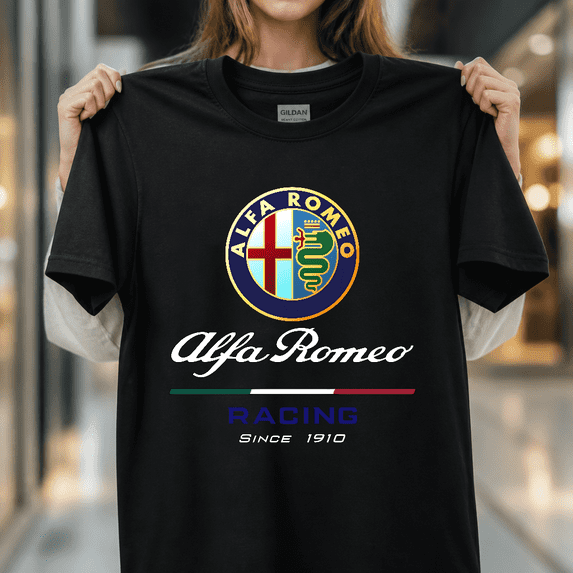 Alfa Romeo Italian Racing Sport Car Legendary Automotive Brand Unisex T ...