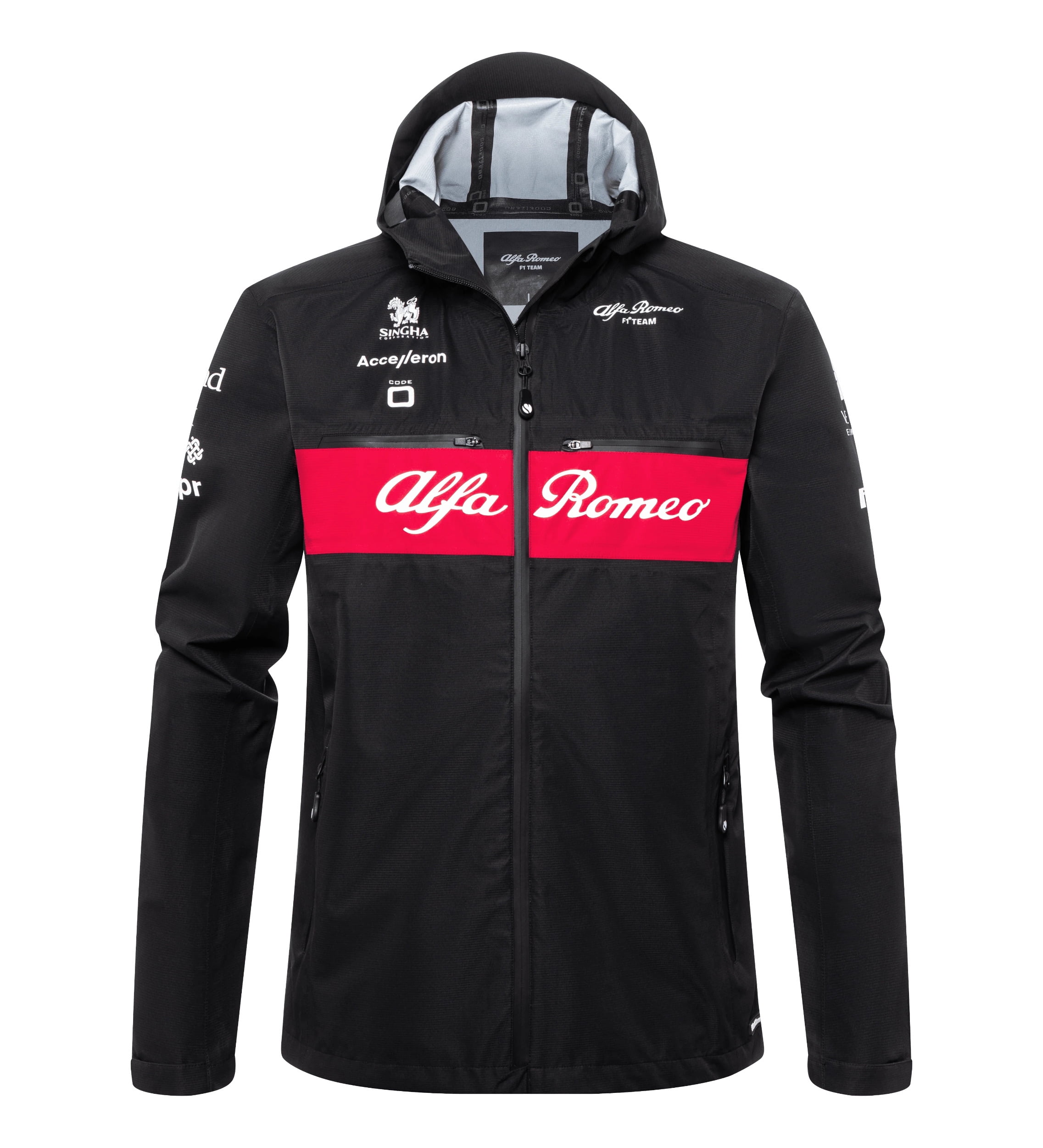 Alfa Romeo Racing F1 2023 Team Rain Jacket - Black - Walmart.com
