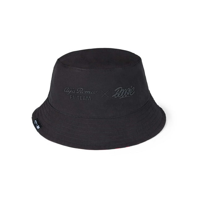 Alfa Romeo Racing F1 Limited Edition Black Reversible Bucket Hat ...