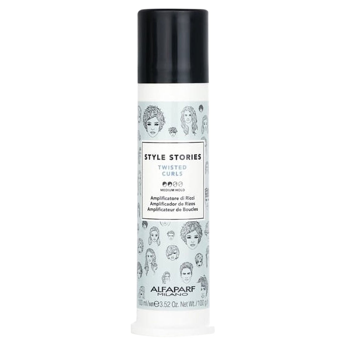 AlfaParf Style Stories Twisted Curls Styling Cream, Medium Hold, 100ml ...