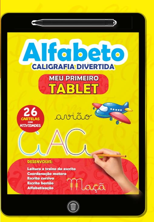 Alfabeto Caligrafia Divertida Meu Primeiro Tablet - Walmart.com