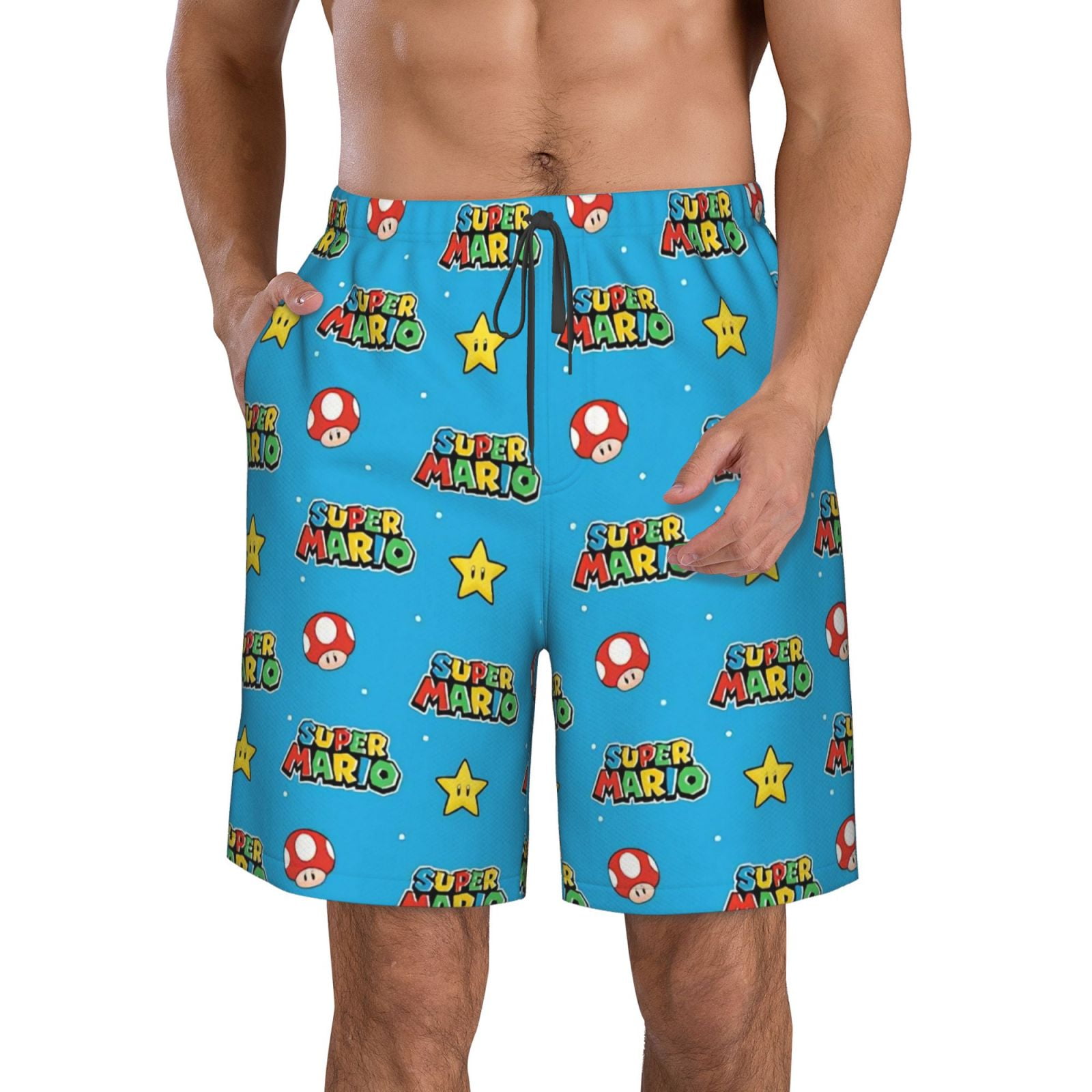 Alfabeto Decorativo Super Mario Bross3 Summer Beach Sign Mens Swim ...