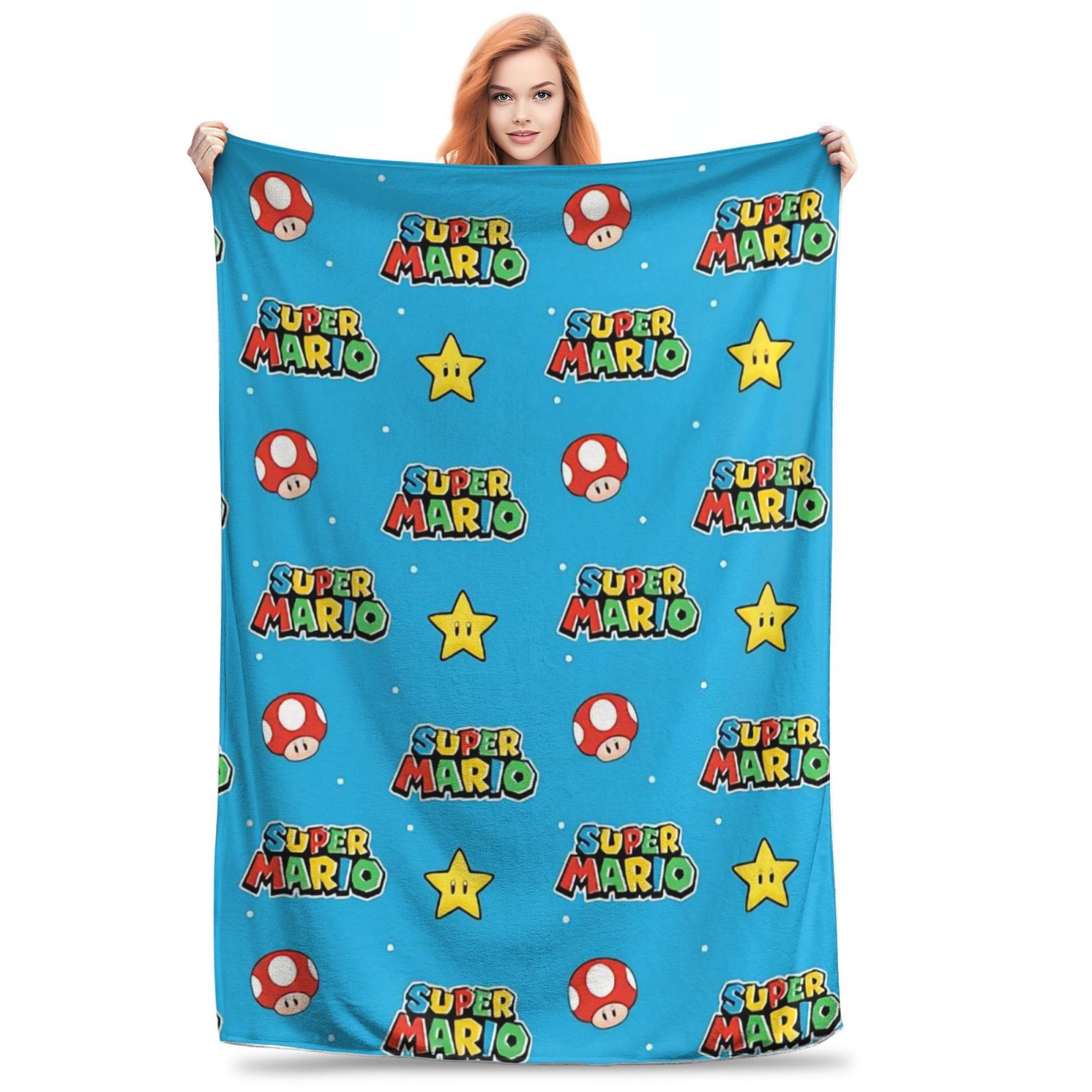 Alfabeto decorativo super Mario Bross3 Blanket Super Soft Throw Blanket ...