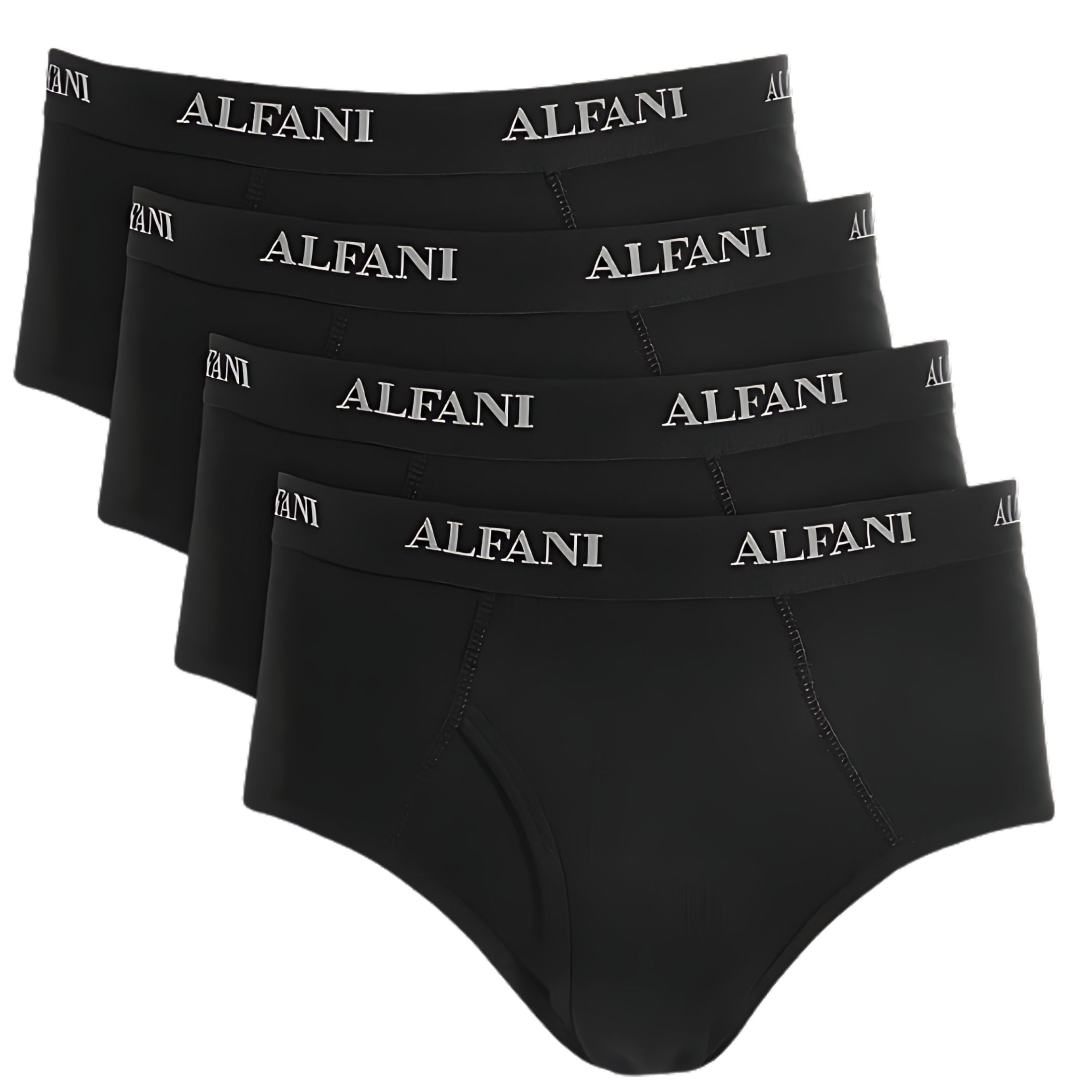 Alfani Mens 4-Pack Briefs, 100% Cotton, Tagless, XXL, Black - Walmart.com