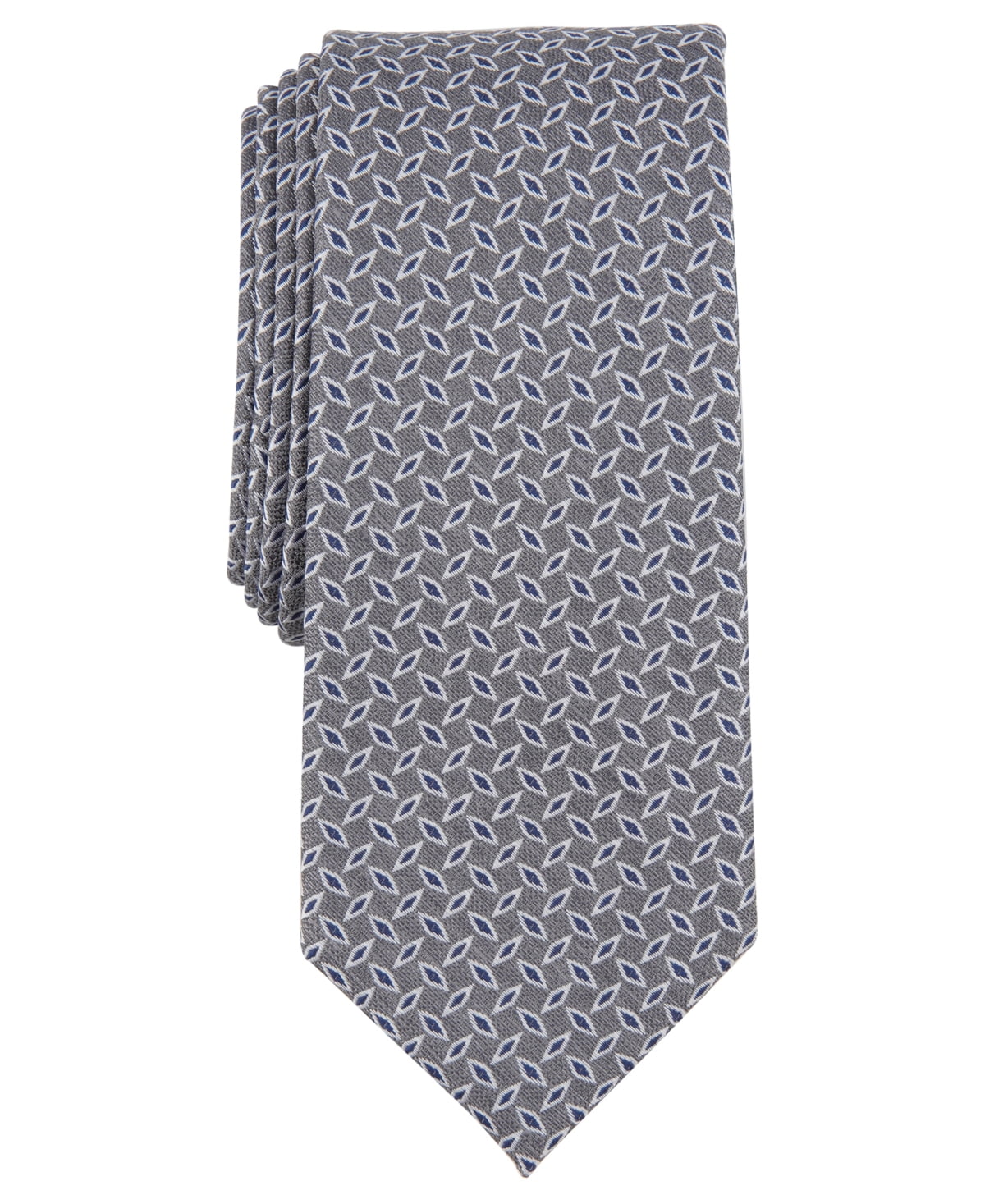 Alfani Men's Holland Textured Necktie Charcoal Grey - Walmart.com