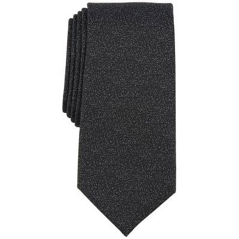 Alfani Men's Necktie Millard Slim Mini Neat Black Tie - Walmart.com