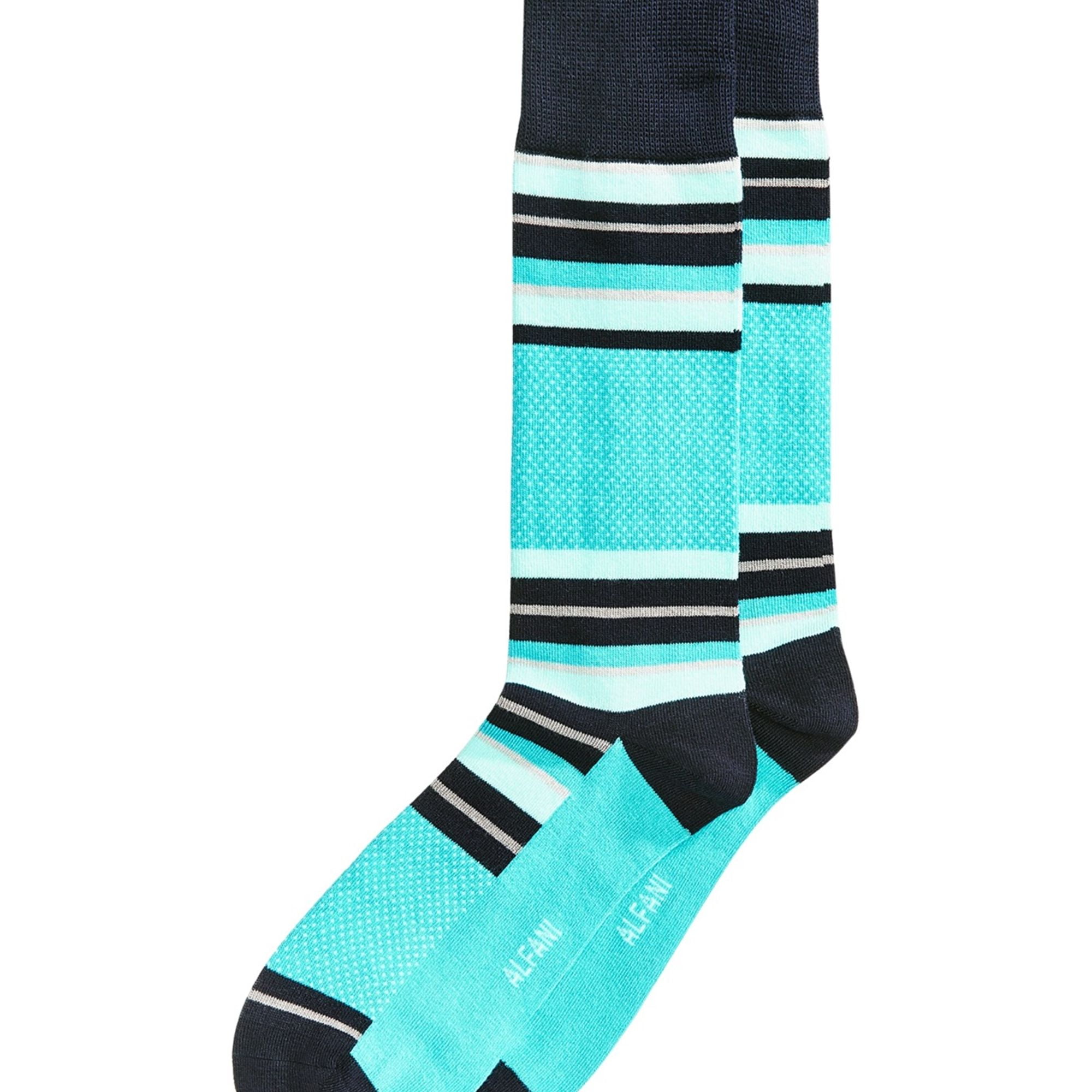 Alfani Mens Colorblocked Midweight Socks, Blue, 10-13 - Walmart.com