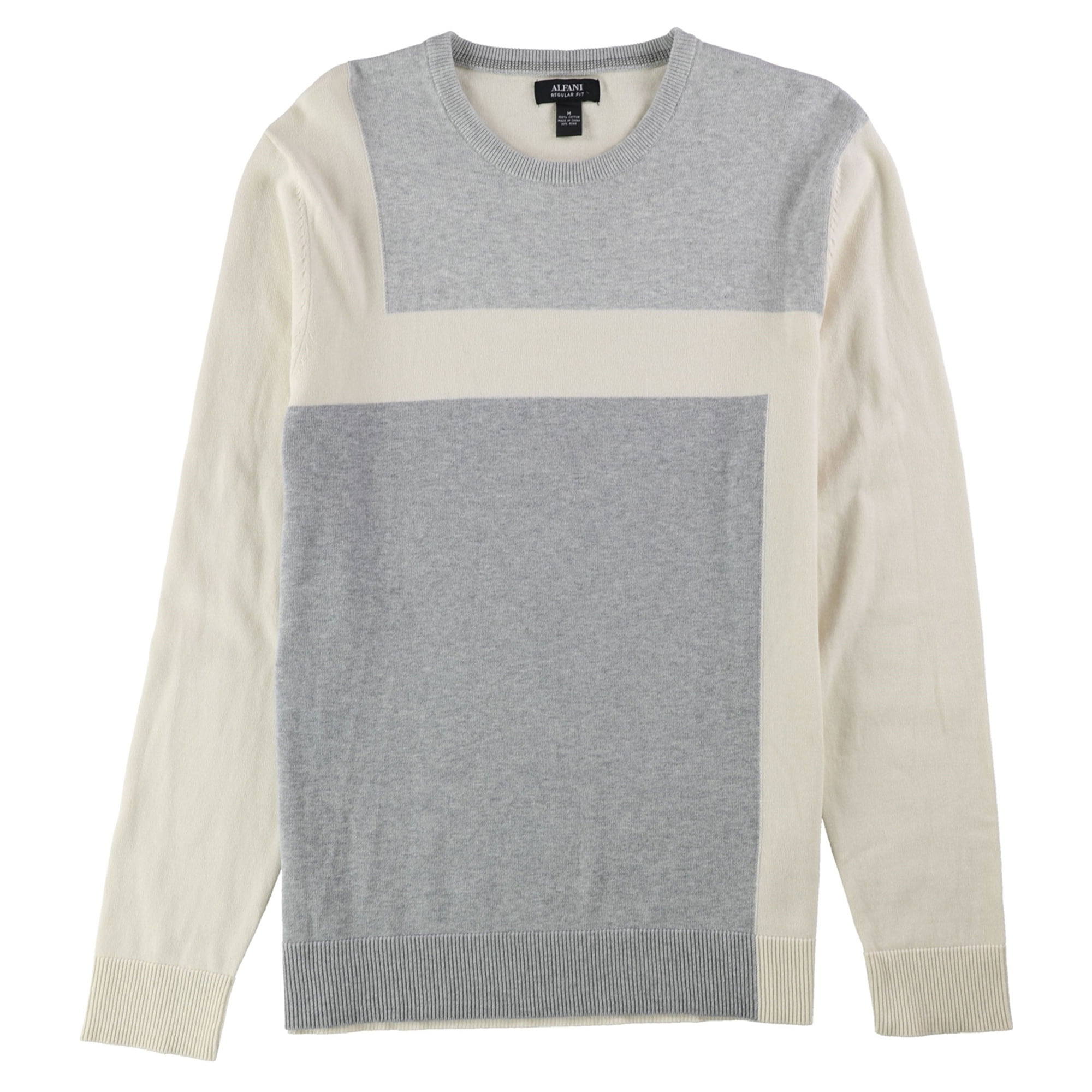 Alfani Mens Knit Pullover Sweater, White, X-Large - Walmart.com