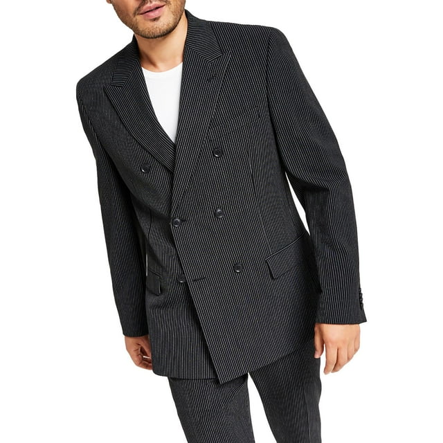 Alfani Mens Slim Fit Suit Separate Double-Breasted Blazer - Walmart.com