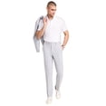 Alfani Mens Slim fit Dress Pants 30 / 32 Light Gray Plaid - Walmart.com