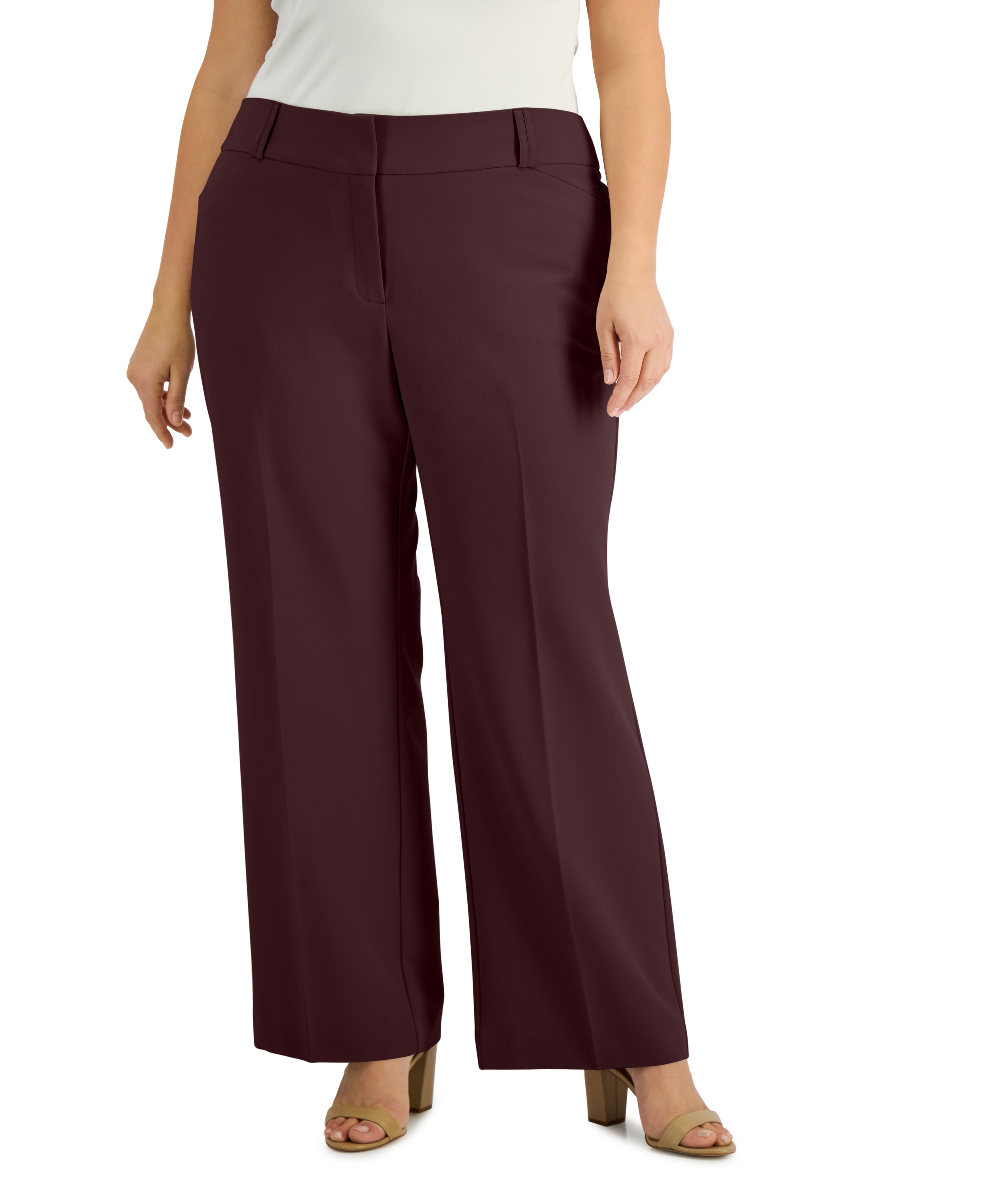 Alfani Plus Petite Plus Size Curvy Bootcut Tummy Control Pants Rich ...