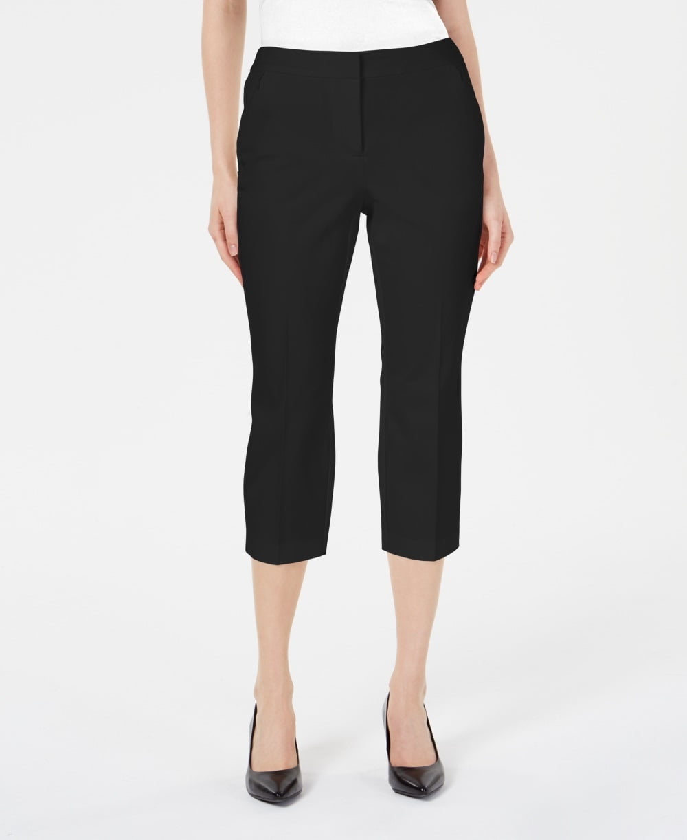 Alfani Women's Petite Capri Pants Black Size 2 P - Walmart.com