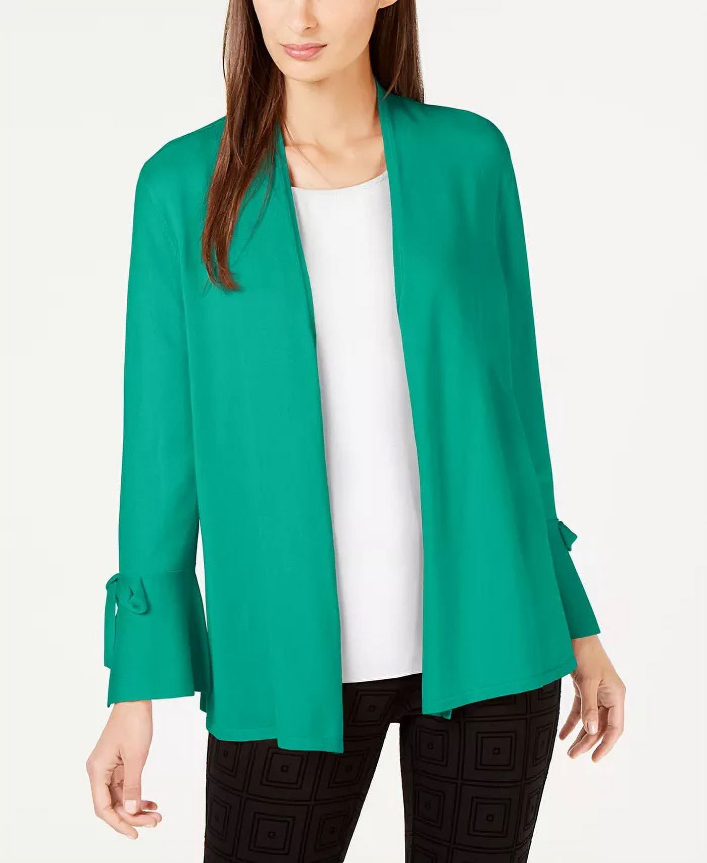 Alfani Women's Tie Sleeve Cardigan Red Size Small - Walmart.com