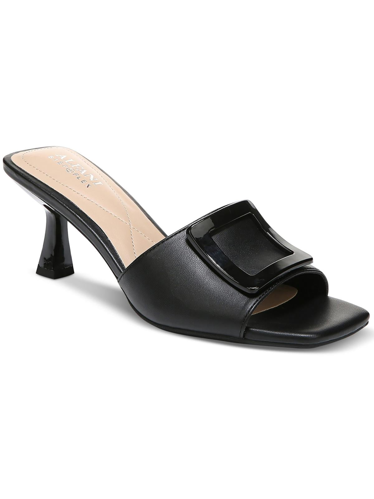 Alfani Womens Capreece Faux Leather Slide Heels - Walmart.com