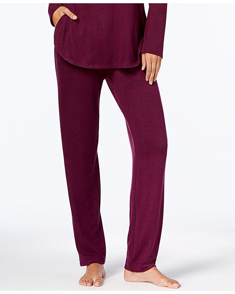 Alfani Womens Knit Pajama Pants Size Xxx Large Color Sweet Fig