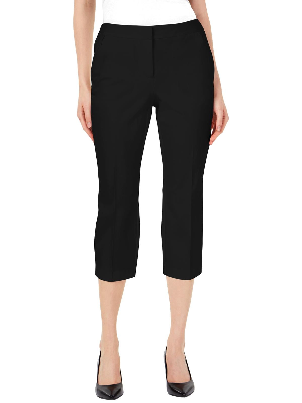 Alfani Womens Mid-Rise Business Capri Pants - Walmart.com