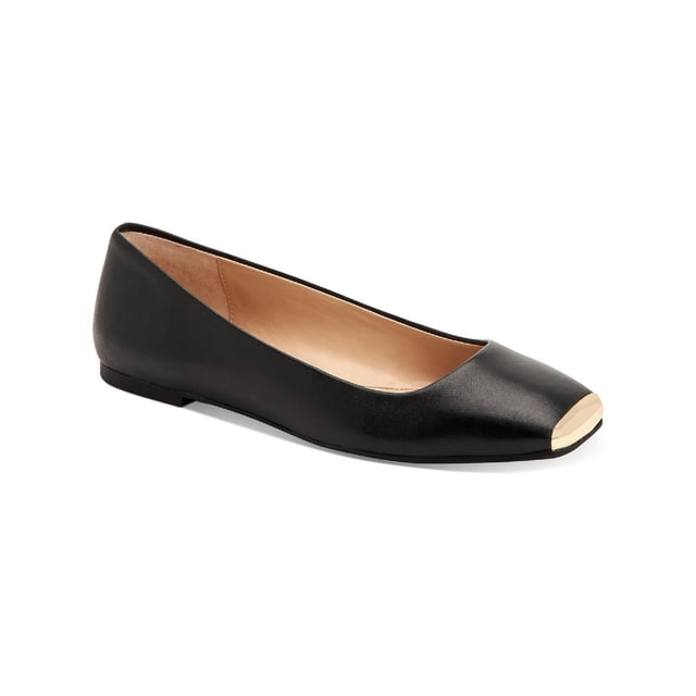 Alfani Womens Neptoon Faux Leather Square Toe Ballet Flats - Walmart.com