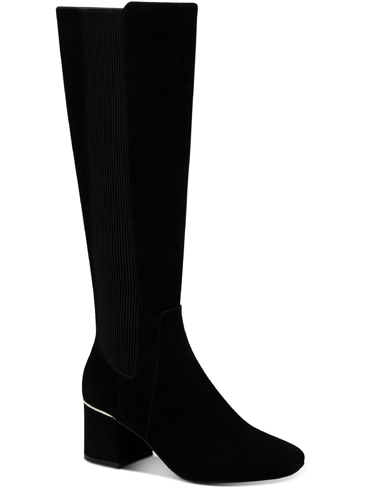 Alfani Womens Rae Microsuede Tall Knee-High Boots - Walmart.com