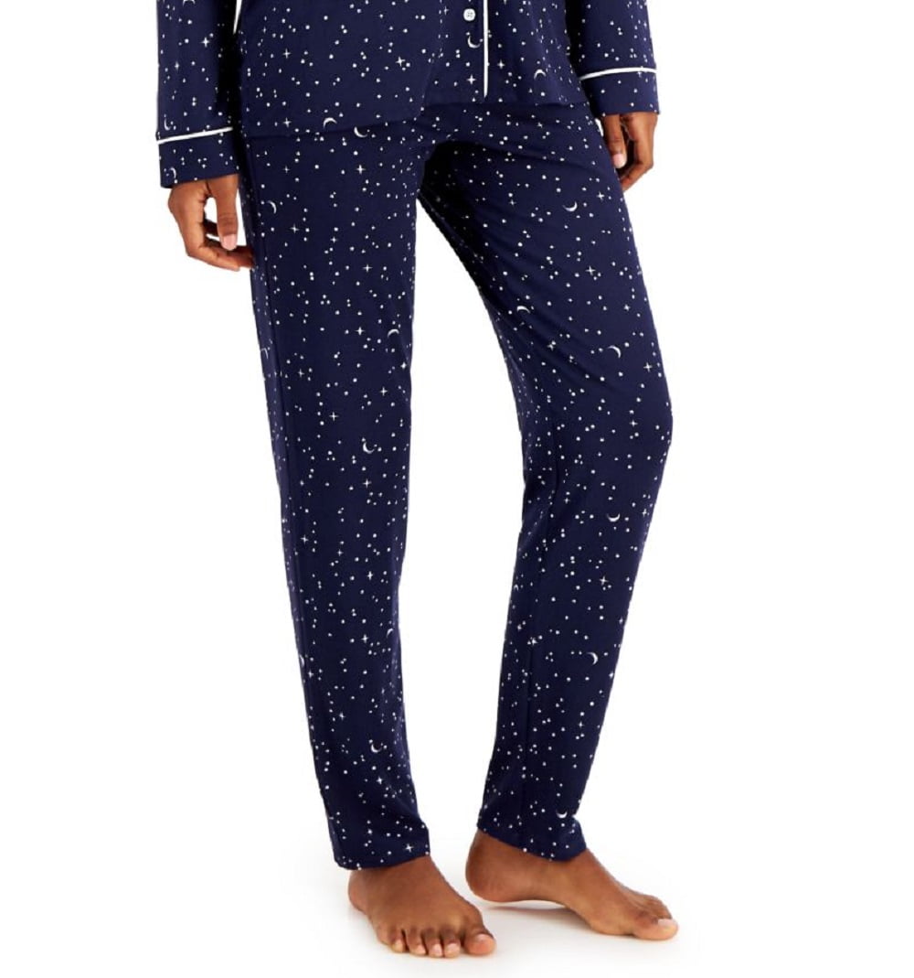 Alfani Womens Ultra-Soft Printed Pajama,Blue Night,XX-Large - Walmart.com