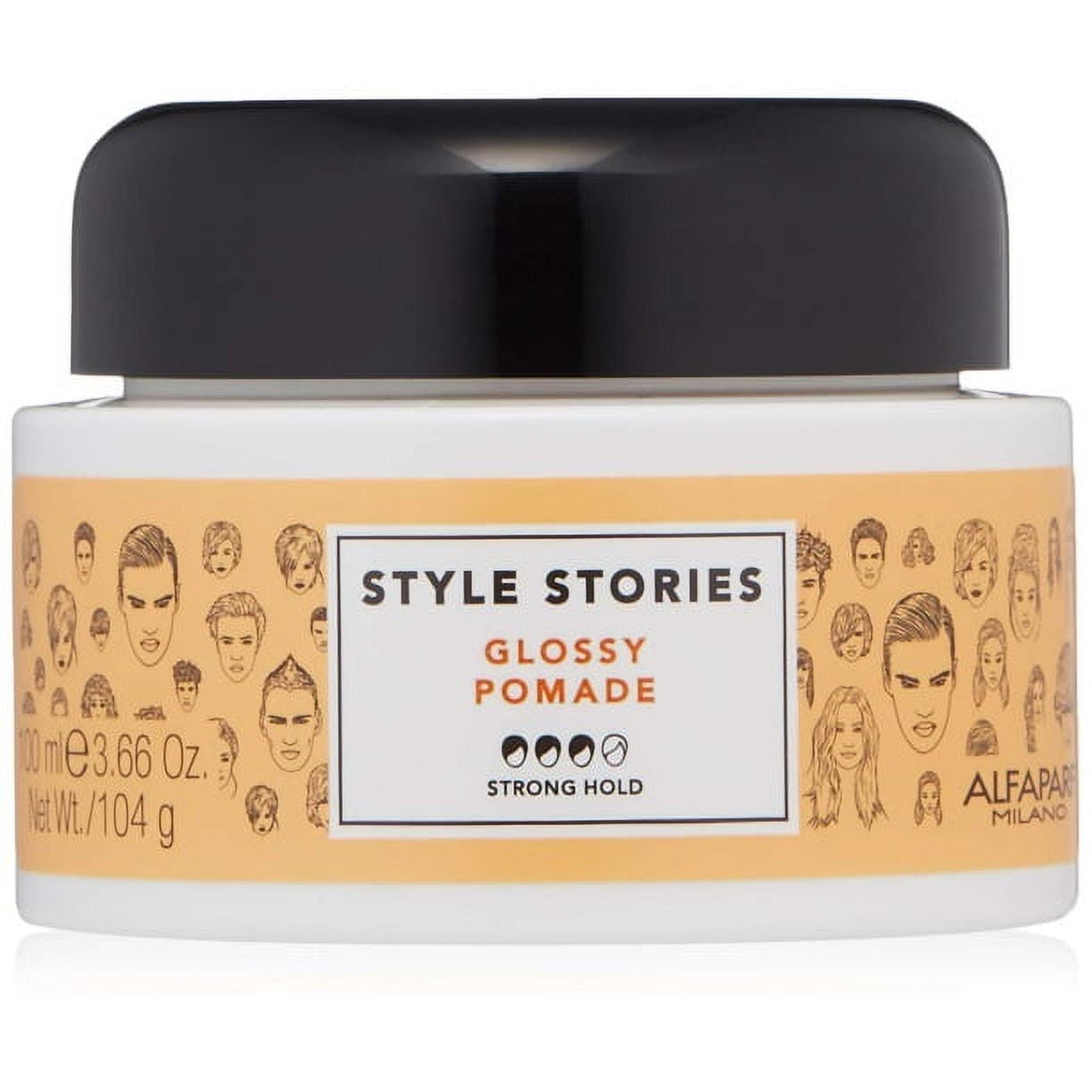 Alfaparf Milano Style Stories Glossy Pomade - Strong Hold - Extra Shiny ...