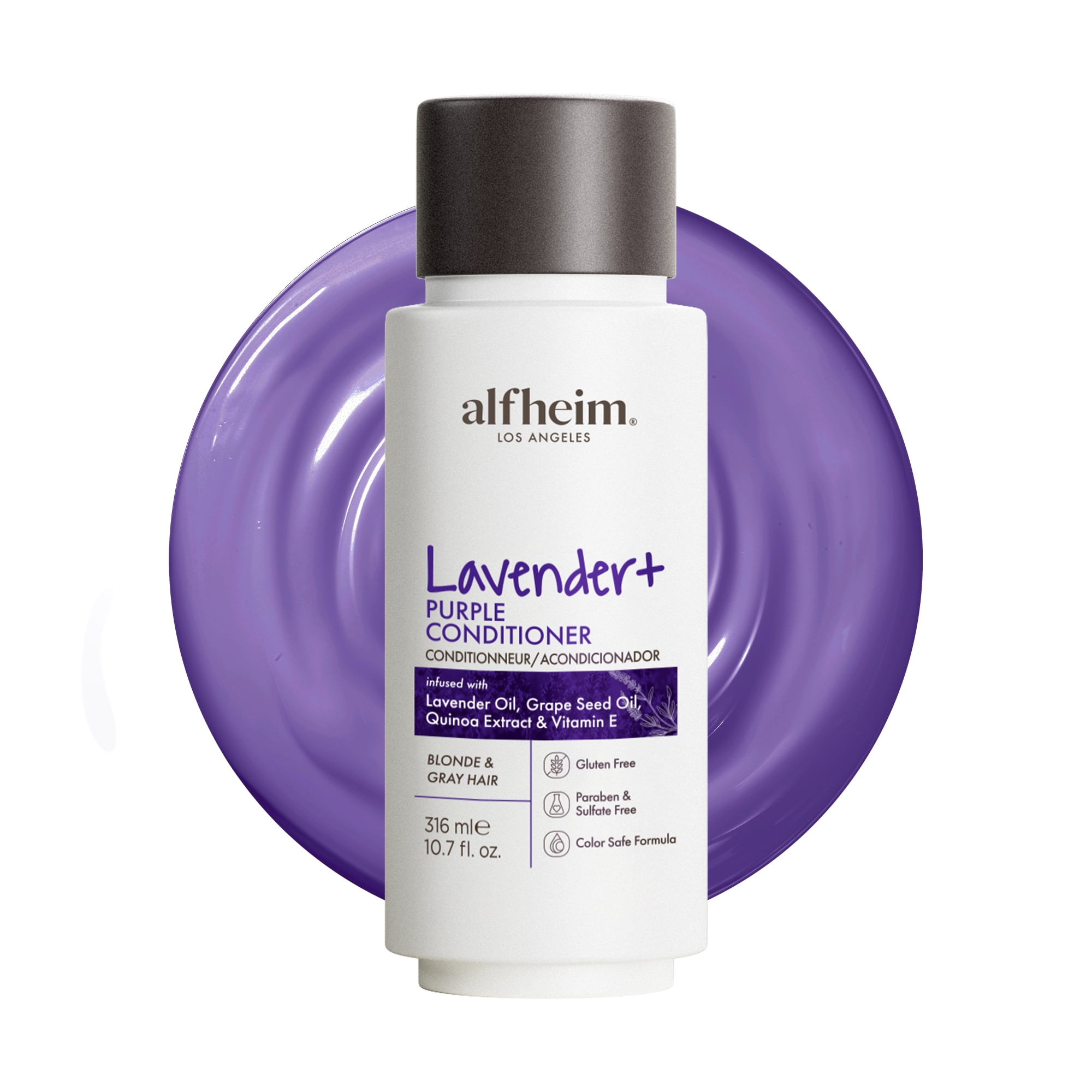 Alfheim Lavender+ Purple Conditioner 10.7oz – Neutralizes Brass ...