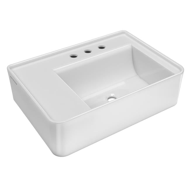 Whitehaus 26" Rectangular Wall Mount Basin with Widespread Faucet ...