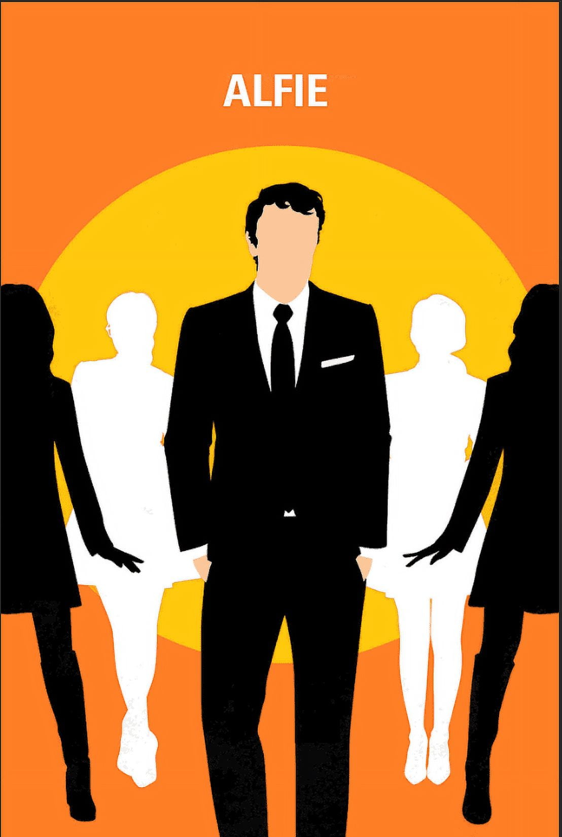 Alfie (1966) 24x36 Movie Poster - Michael Caine, Classic British Drama ...