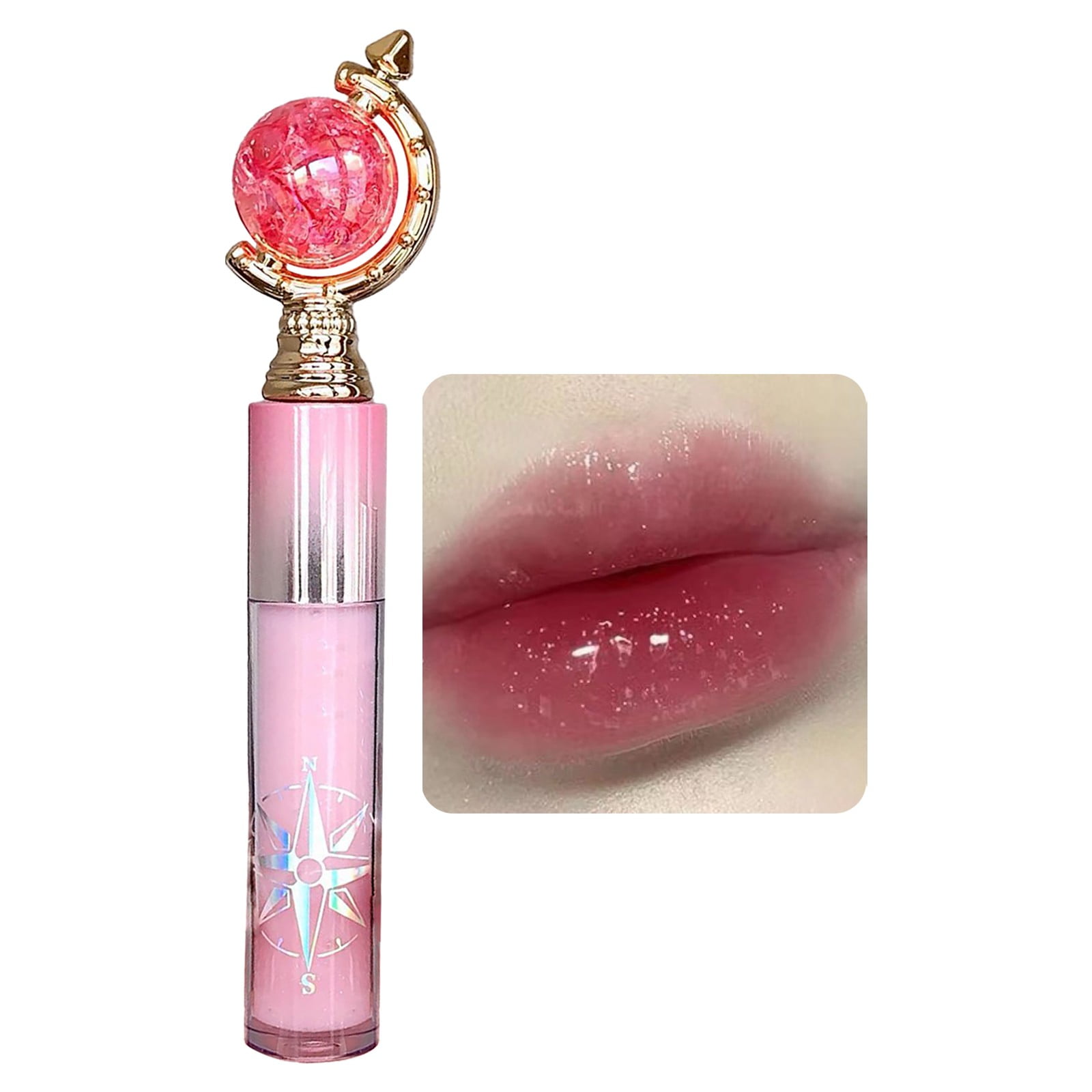 Alfon Magic Color Changing Lip Oil Ph, Glitter Lip Gloss, Upgraded Big ...