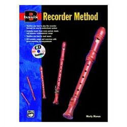 Alfred Basix Recorder Method Book and CD - Walmart.com