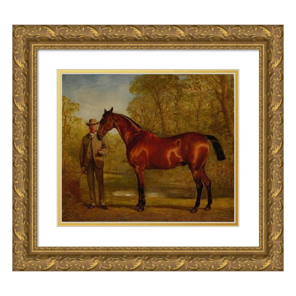 Alfred Chantrey Corbould 14x12 Gold Ornate Wood Frame and Double Matted ...
