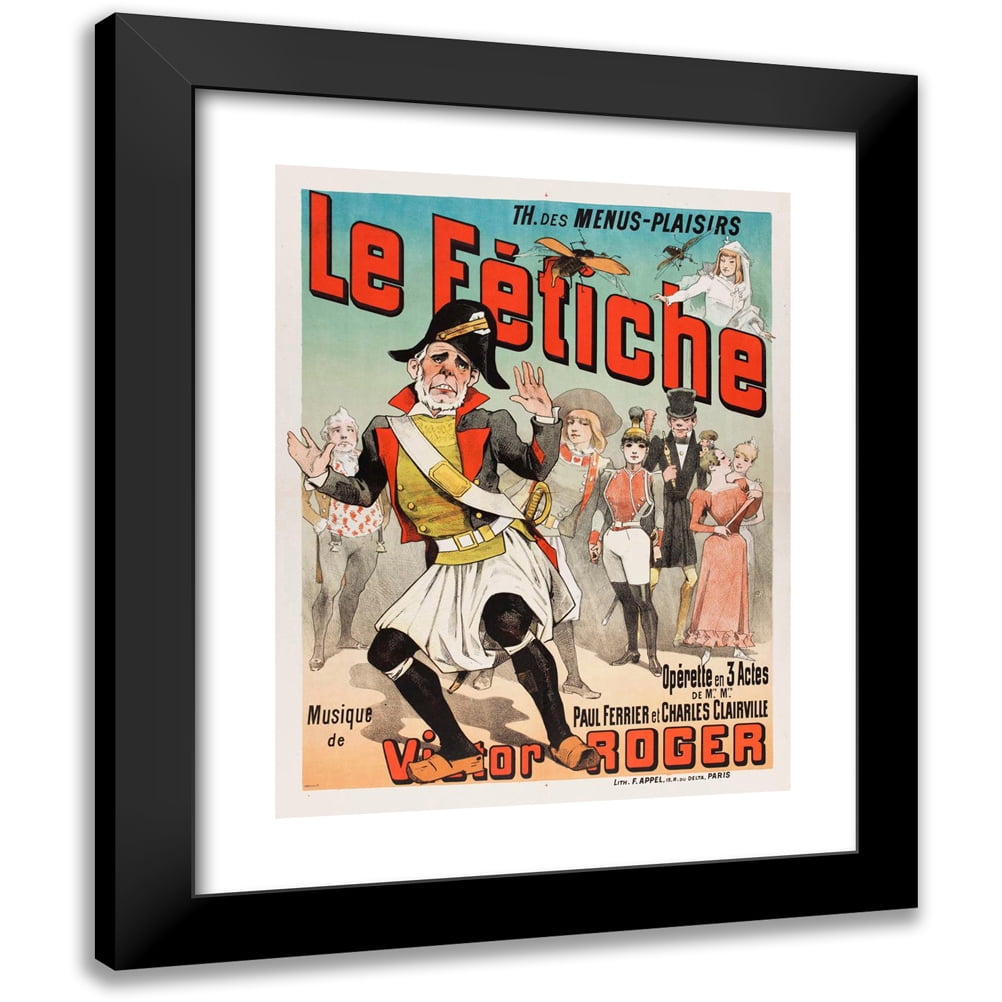 Alfred Choubrac 19x24 Black Modern Framed Museum Art Print Titled - Th ...