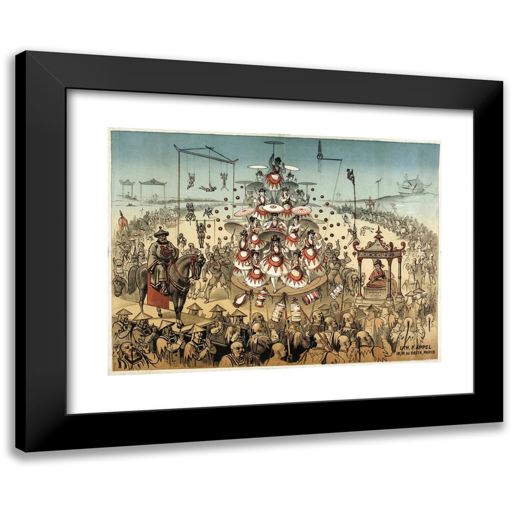 Alfred Choubrac 24x19 Black Modern Framed Museum Art Print Titled - The ...