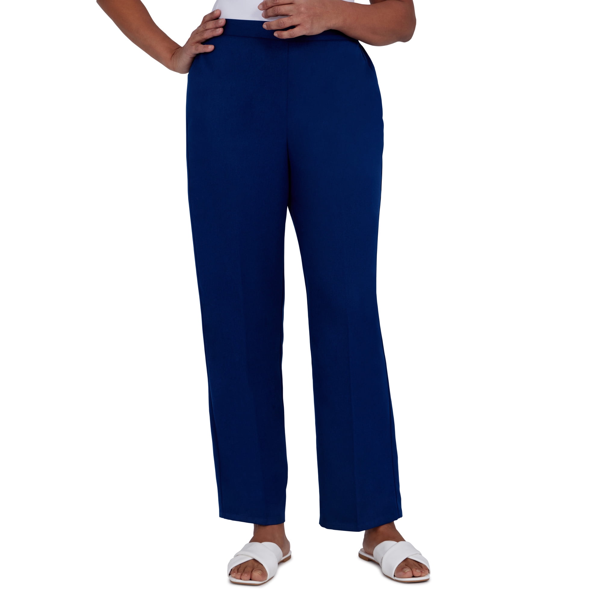 Alfred Dunner Women's Microfiber Twill Pant - Walmart.com