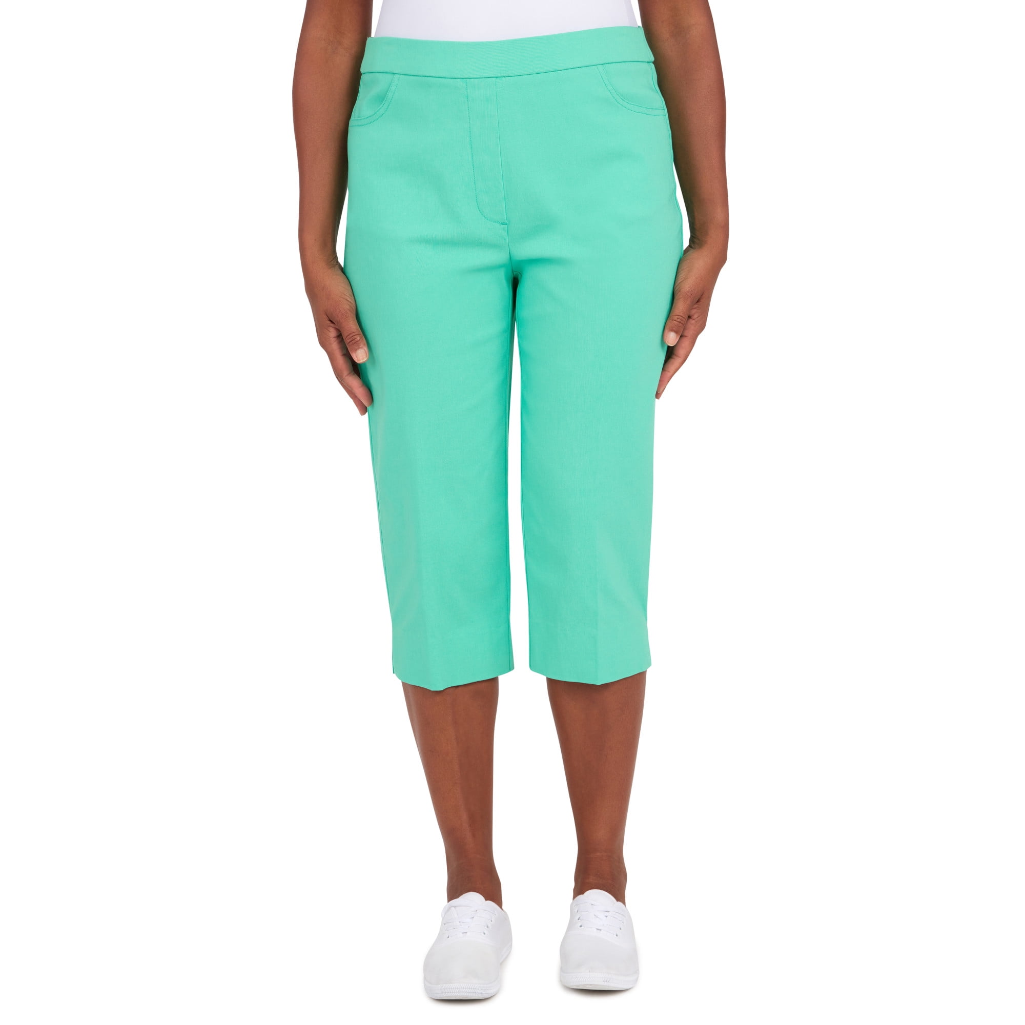 Alfred Dunner Womens Allure Stretch Clamdigger Pant - Walmart.com
