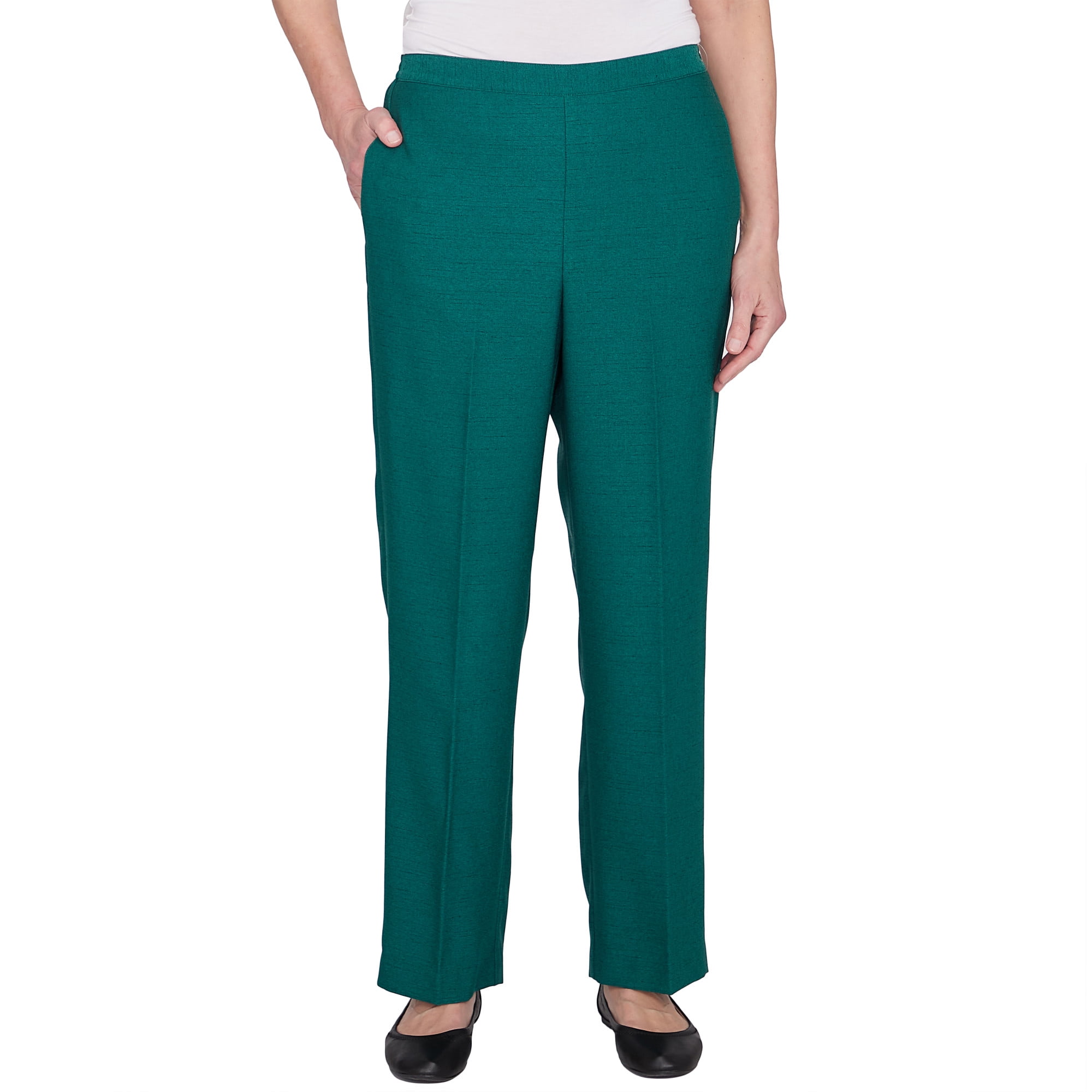 Alfred Dunner Womens Classic Emerald Isle Short Length Pant - Walmart.com