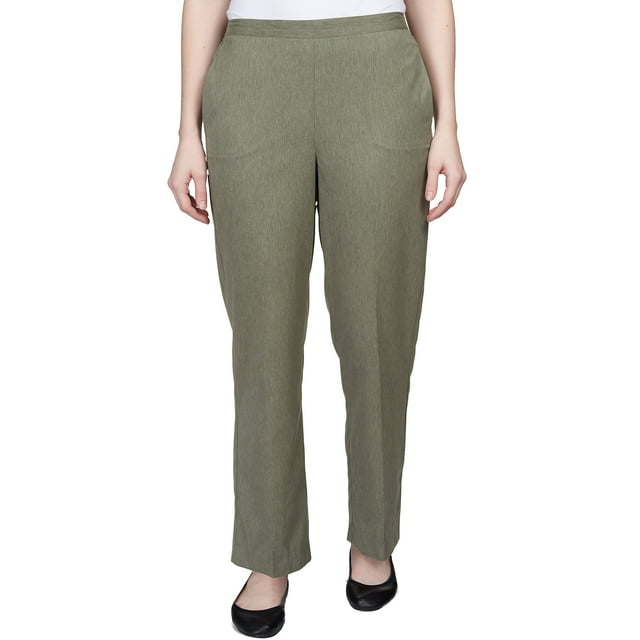 Alfred Dunner Womens Classic Fit Pull On Average Length Pant - Walmart.com