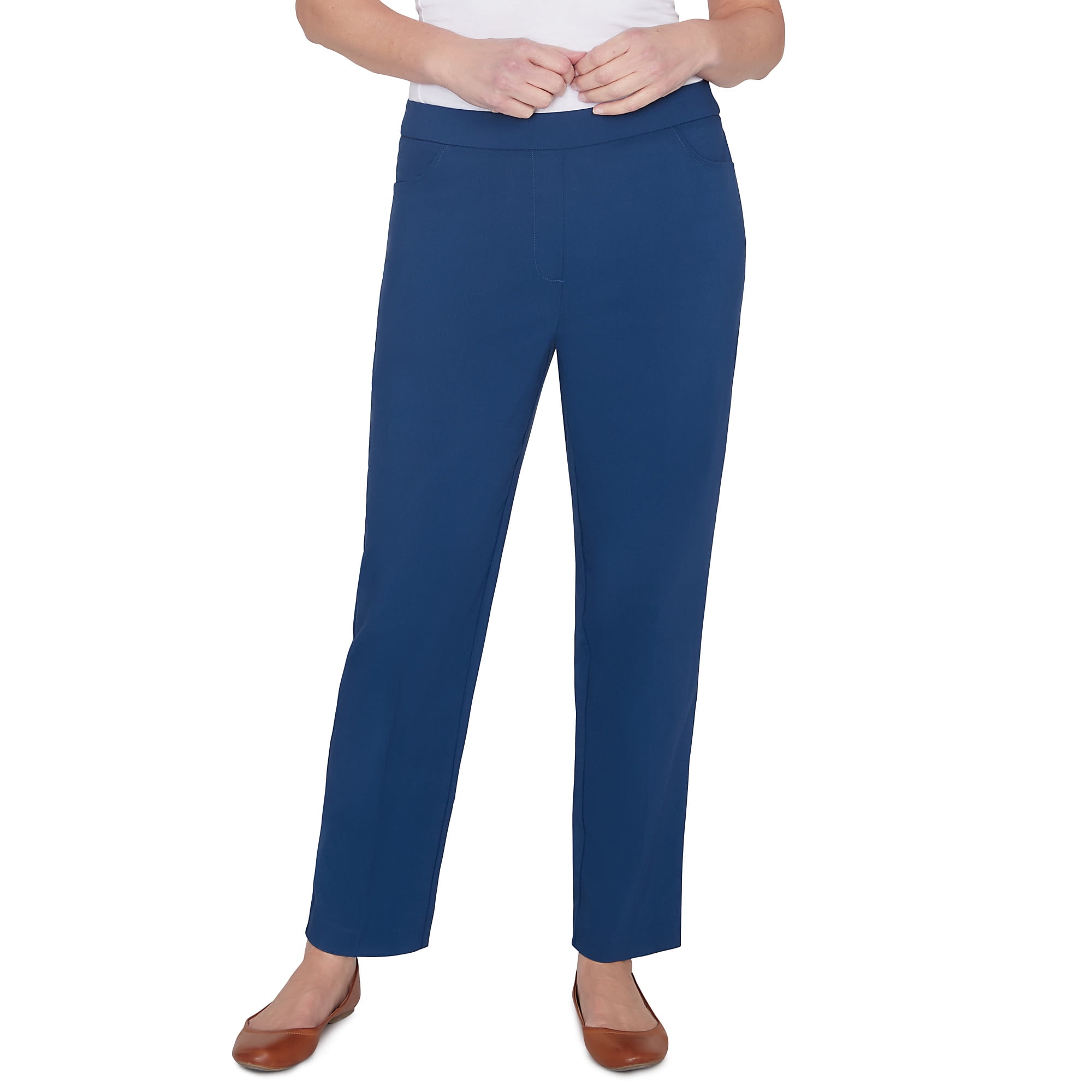 Alfred Dunner Womens Petite Classic Allure Short Length Pant - Walmart.com
