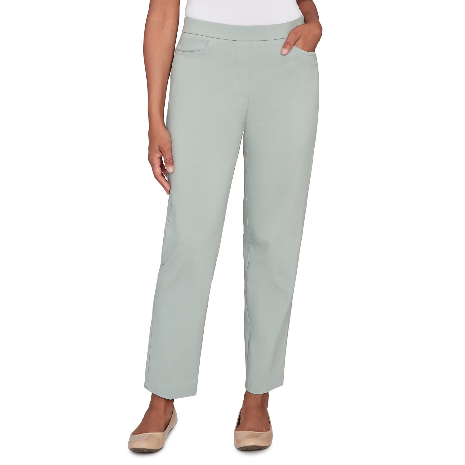 Alfred Dunner Womens Petite Modern Millennium Short Length Pant ...