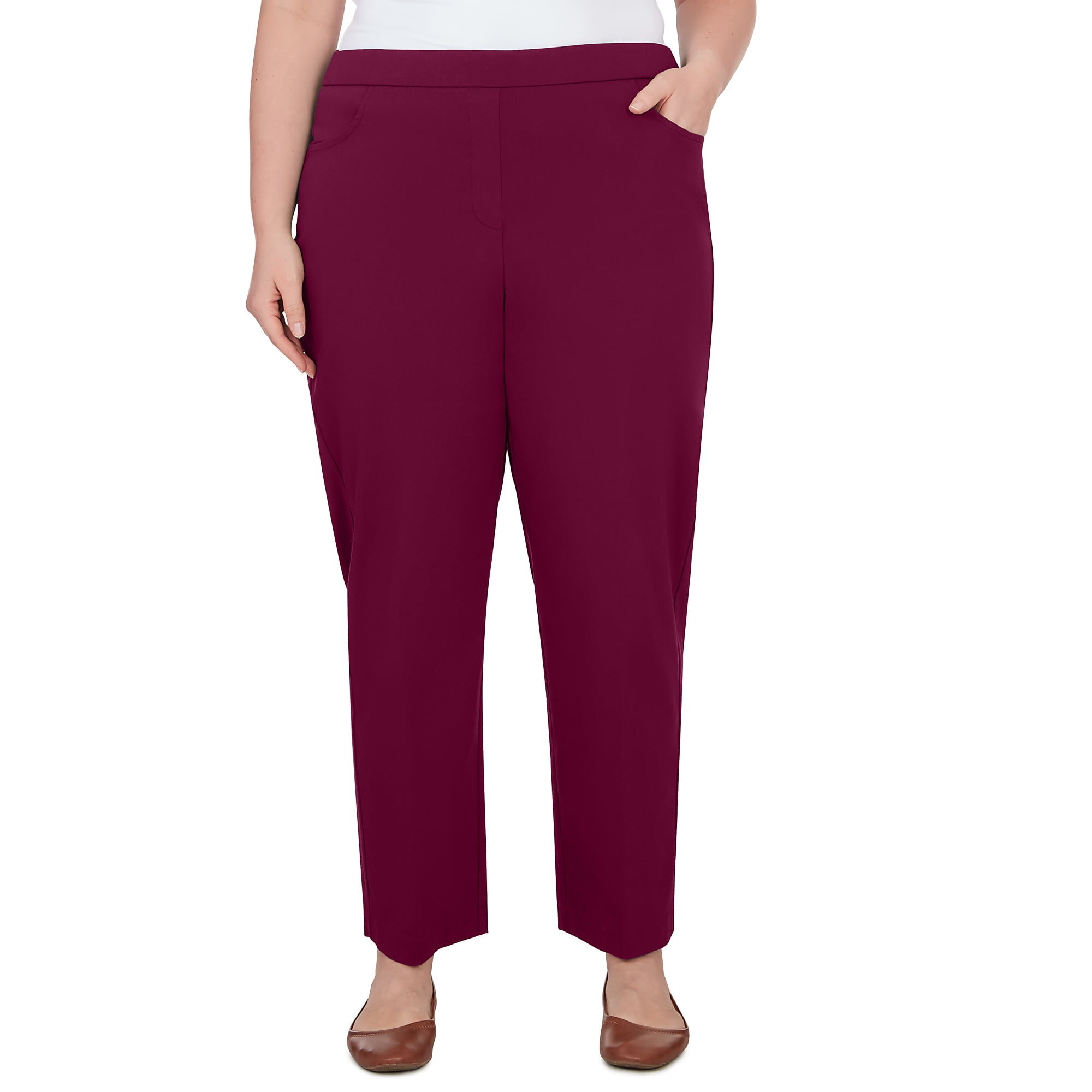 Alfred Dunner Womens Plus-Size Classic Allure Short Length Pant - Walmart.com