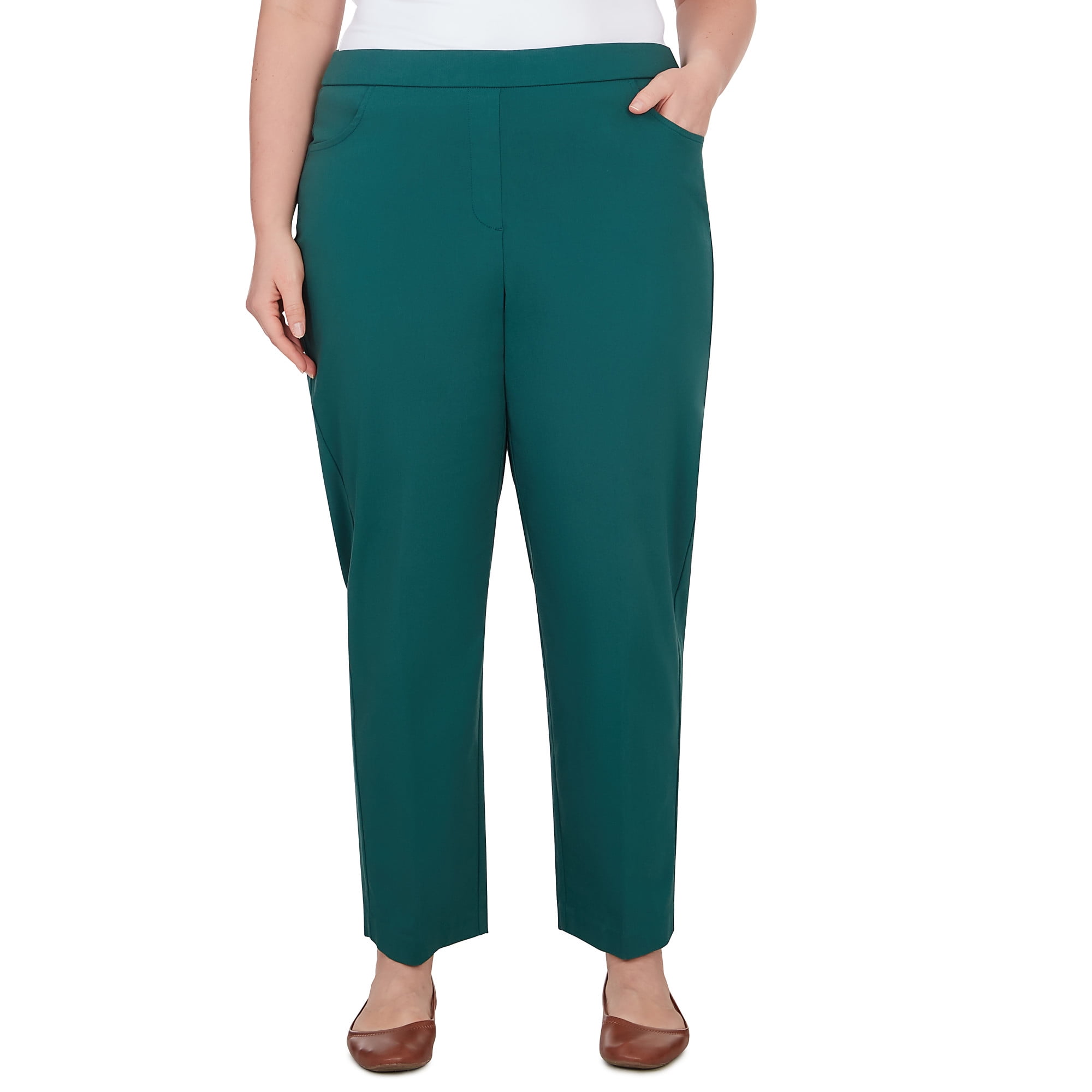 Alfred Dunner Womens Plus-Size Classic Allure Short Length Pant - Walmart.com