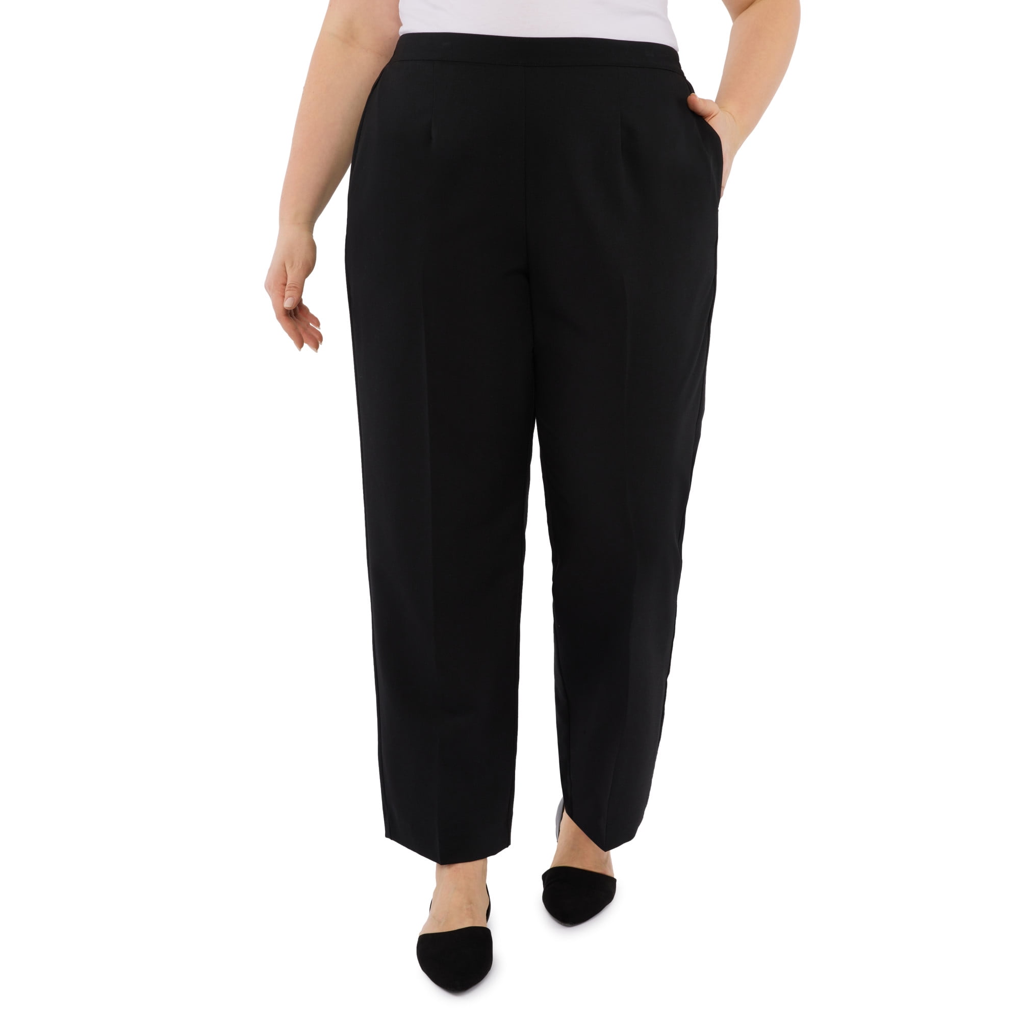 Alfred Dunner Womens Plus-Size Feeling New Classic Short Length Pant - Walmart.com