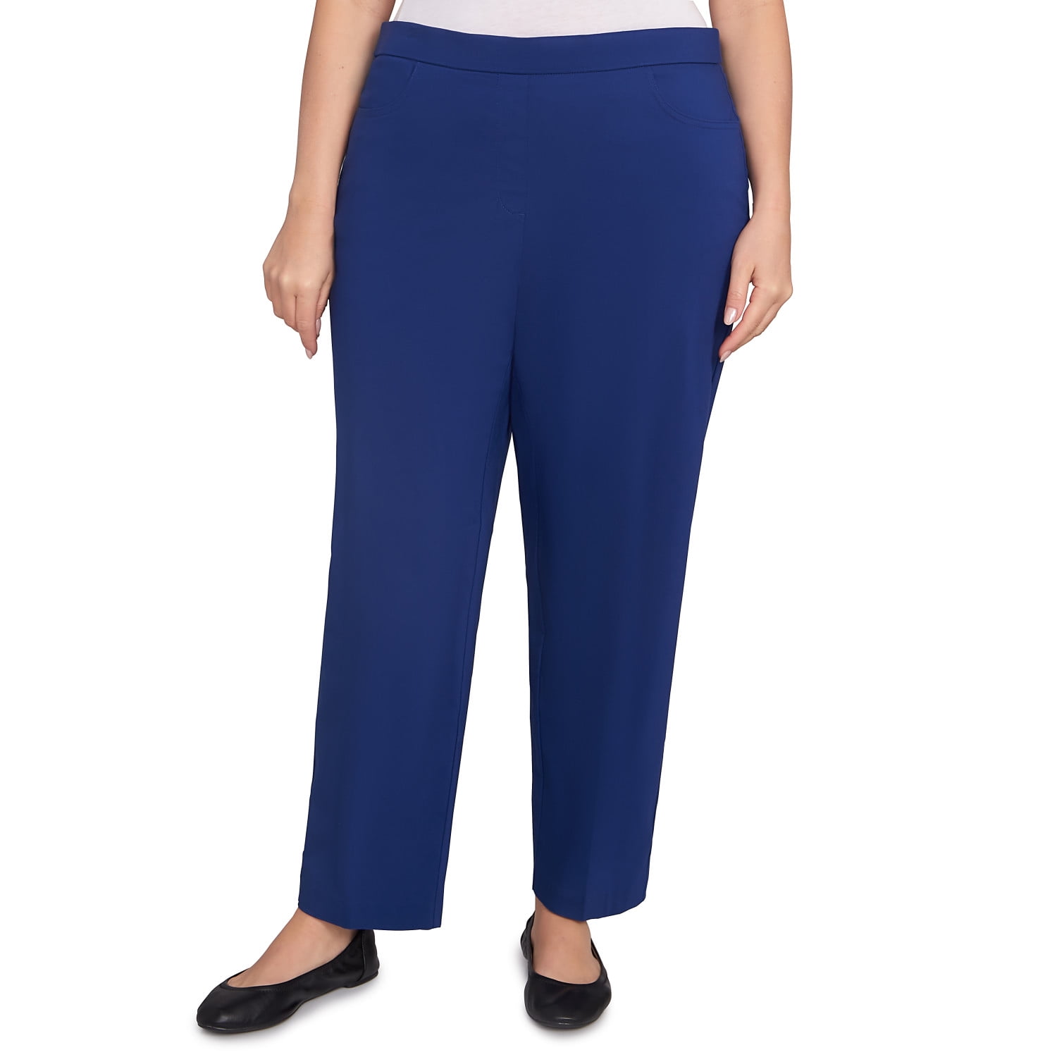 Alfred Dunner Womens Plus-Size Poly Accord Short Length Pant - Walmart.com