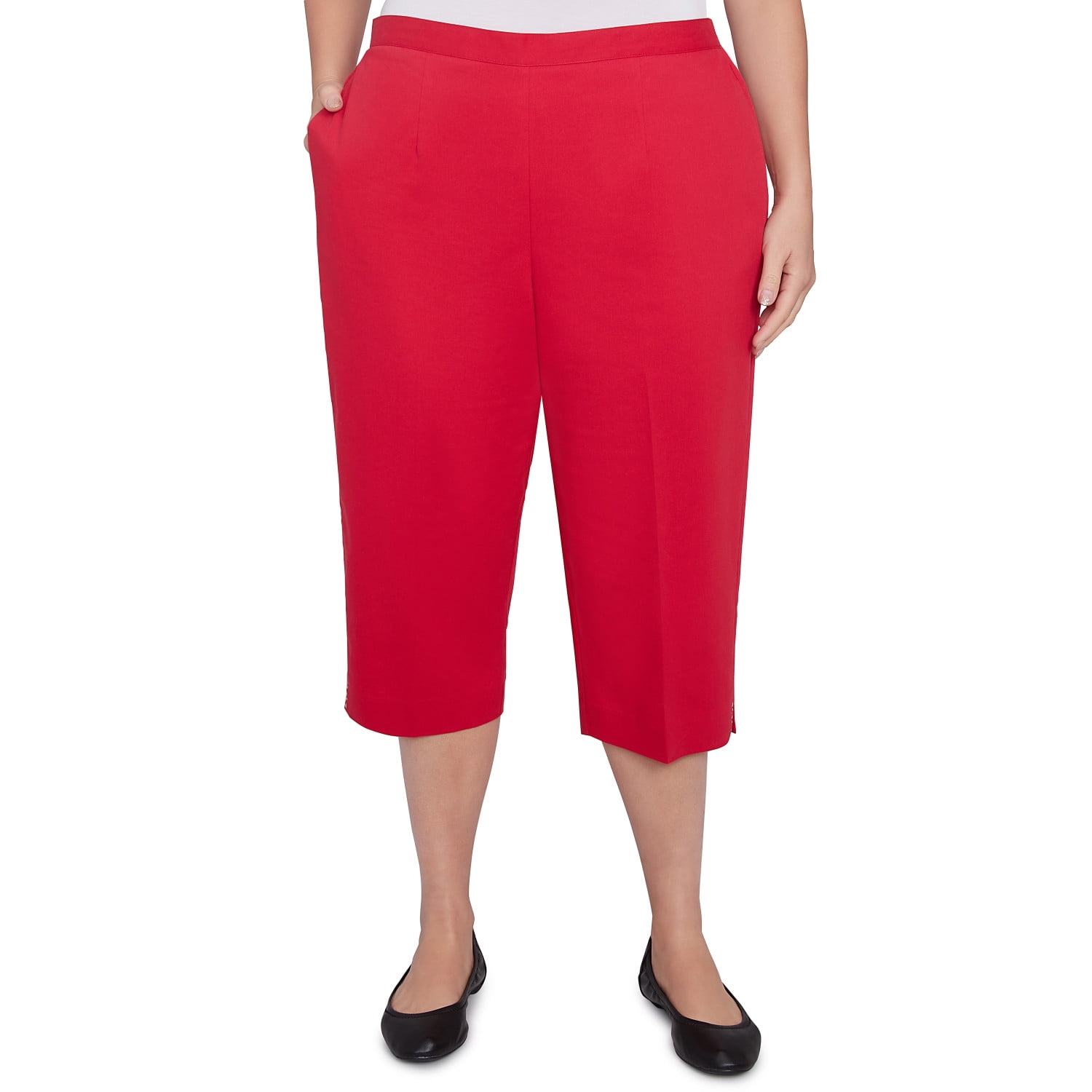 Alfred Dunner Womens Plus-Size Star Studded Capri - Walmart.com