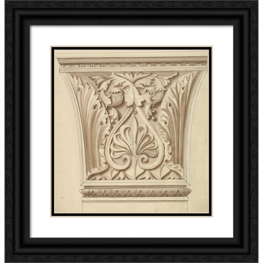 Alfred Henry Forrester 15x16 Black Ornate Wood Framed Double Matted ...